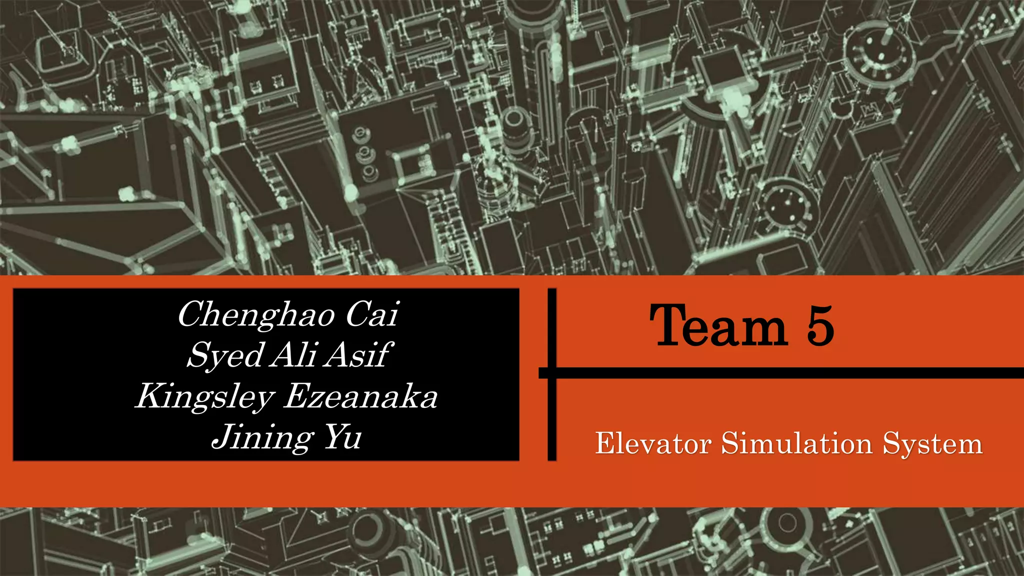 Elevator Simulation Team project | PPTX