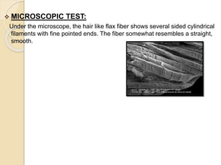 identification of textile fiber | PPTX