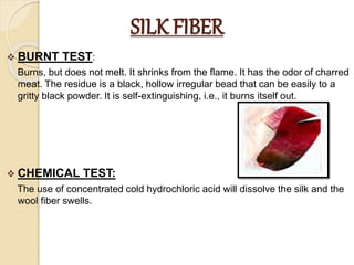 identification of textile fiber | PPTX