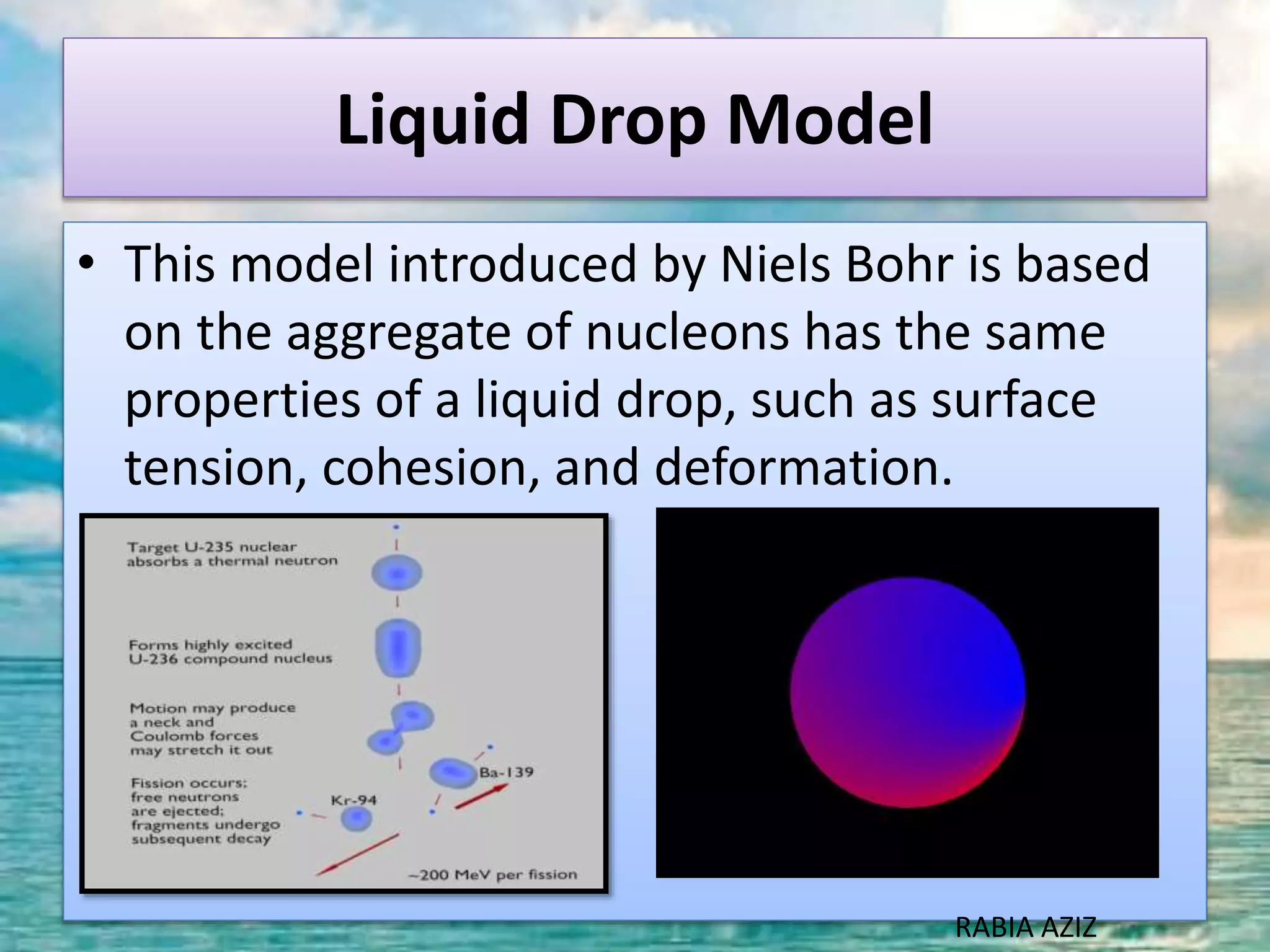 NUCLEAR MODELS AND NUCLEAR FORCES | PPTX