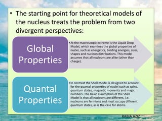 NUCLEAR MODELS AND NUCLEAR FORCES | PPTX