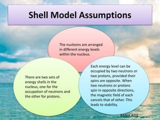 NUCLEAR MODELS AND NUCLEAR FORCES | PPTX