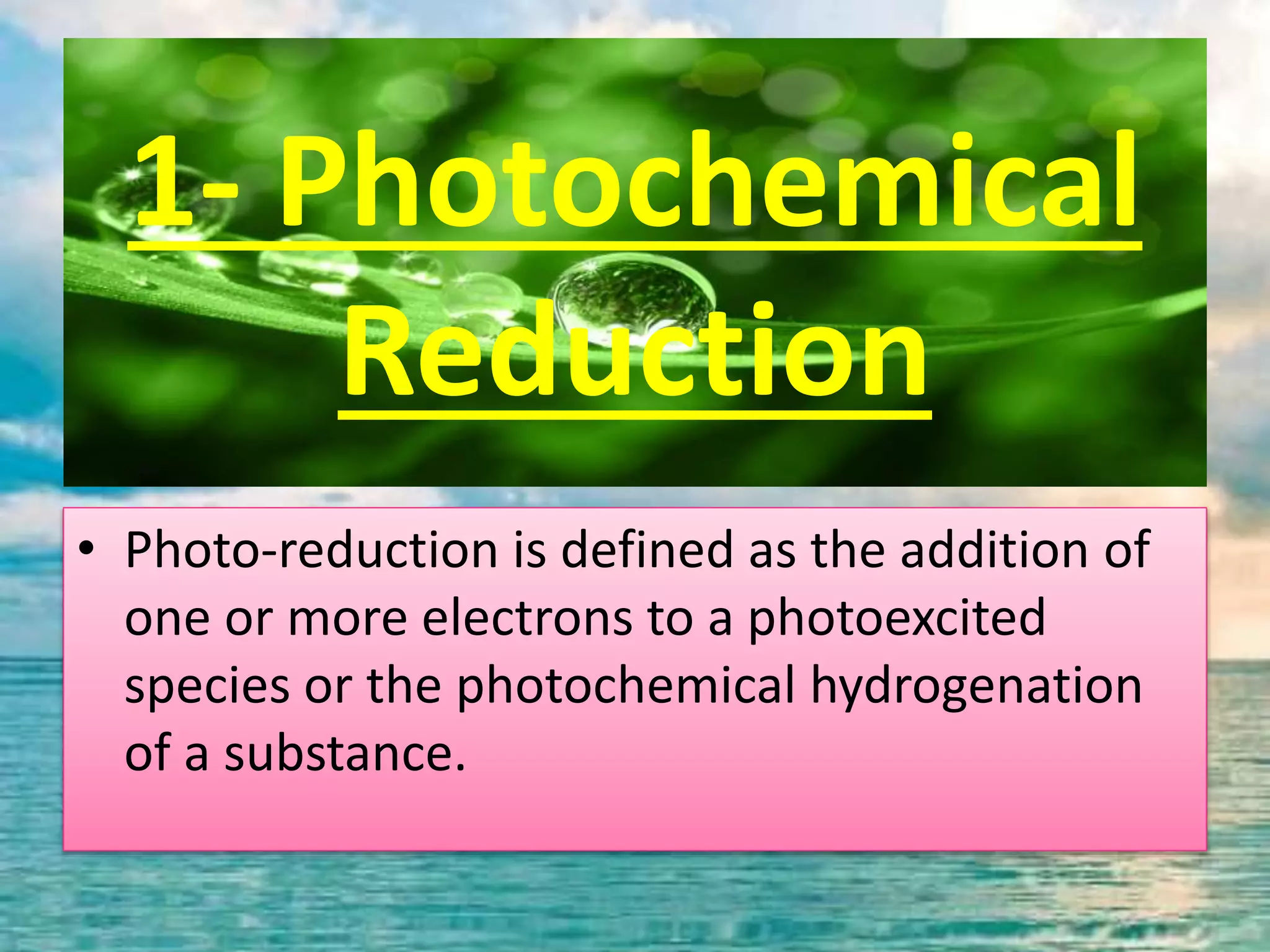 reducation of co2 and its application to environment. | PPTX