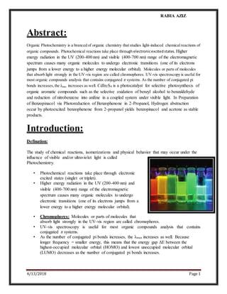 photo redox reactions | DOCX