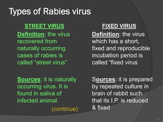 Rabies, Rhabdoviridae | PDF