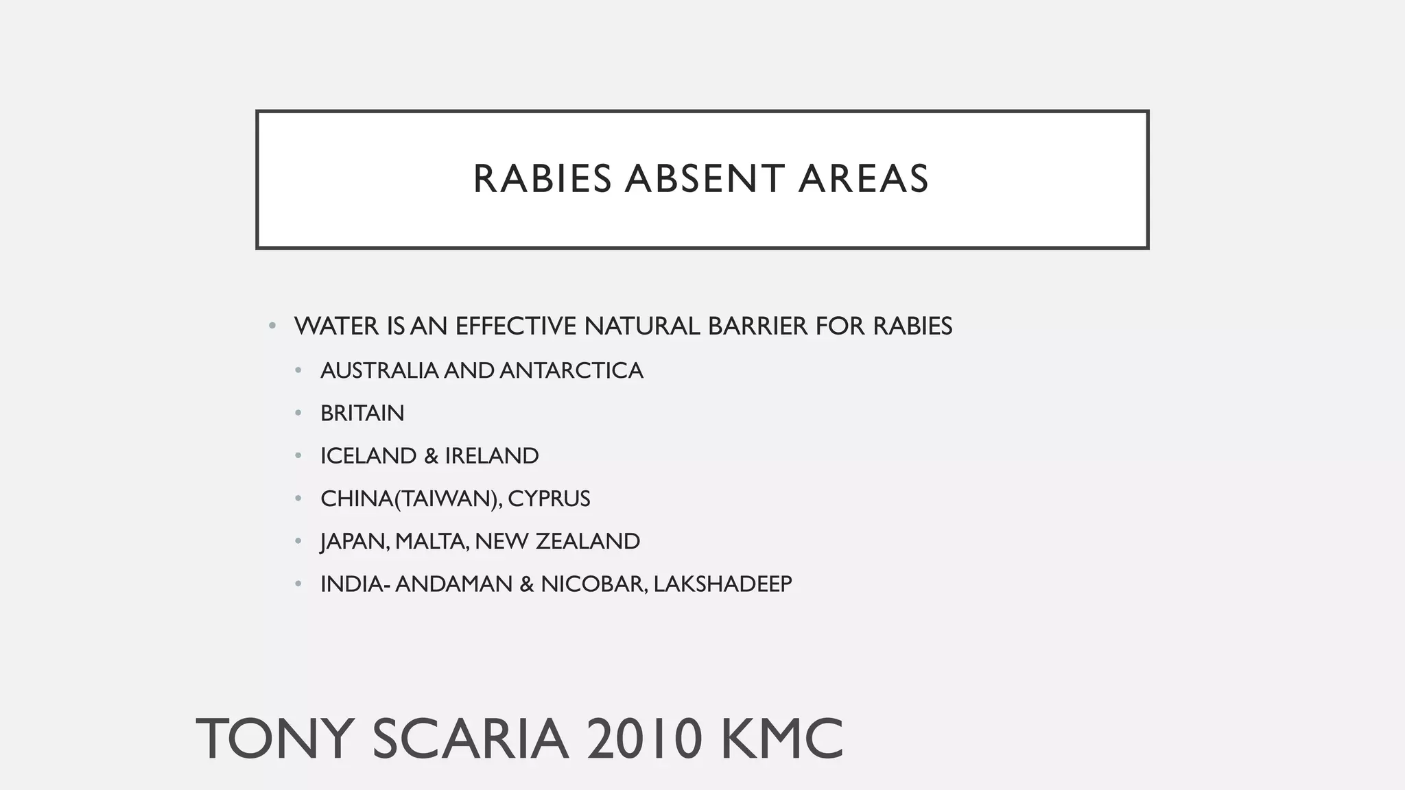 Rabies REVISION NOTES | PPT
