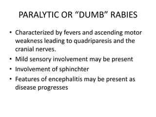 Rabies | PPTX | Infectious Diseases | Diseases and Conditions