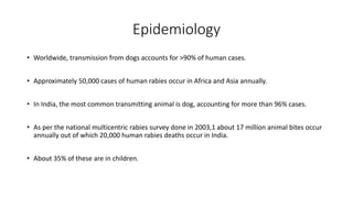 Rabies in Children | PPTX