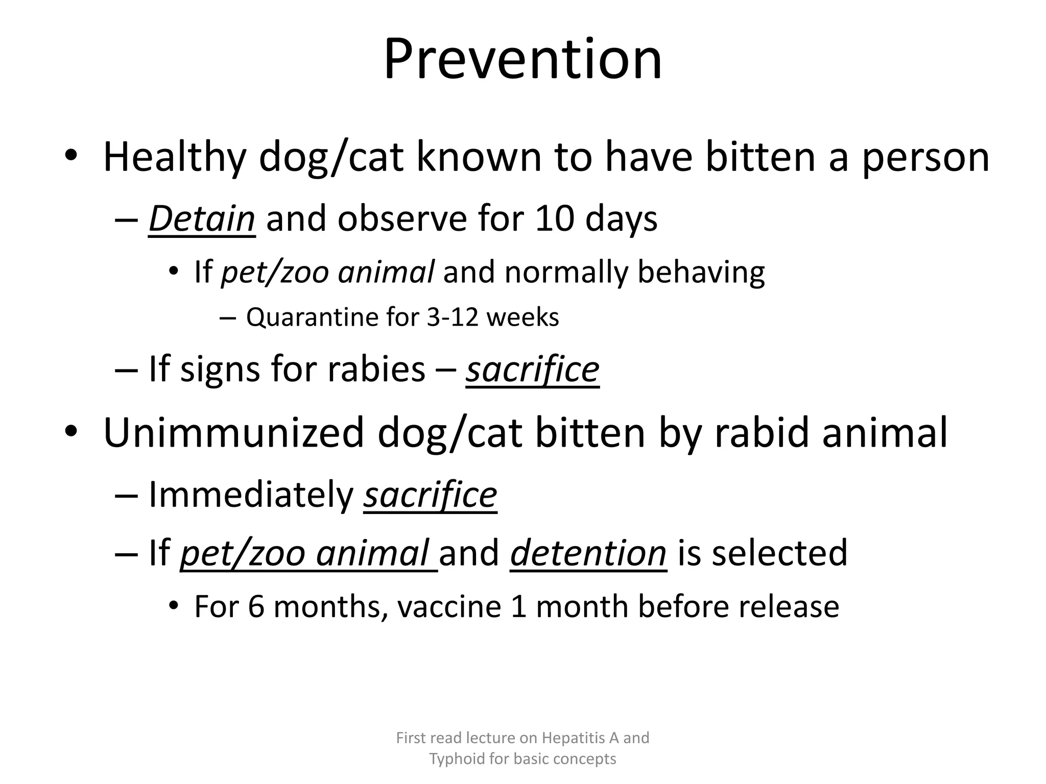 Rabies: epidemiology prevention and control | PPTX