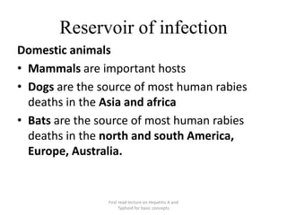 Rabies: epidemiology prevention and control | PPTX