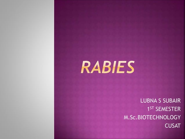 Rabies ,microbiology | PPTX