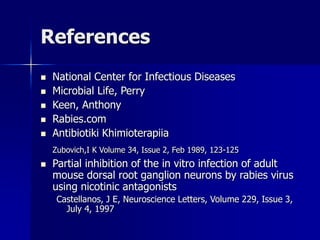 rabies.ppt | Infectious Diseases | Diseases and Conditions