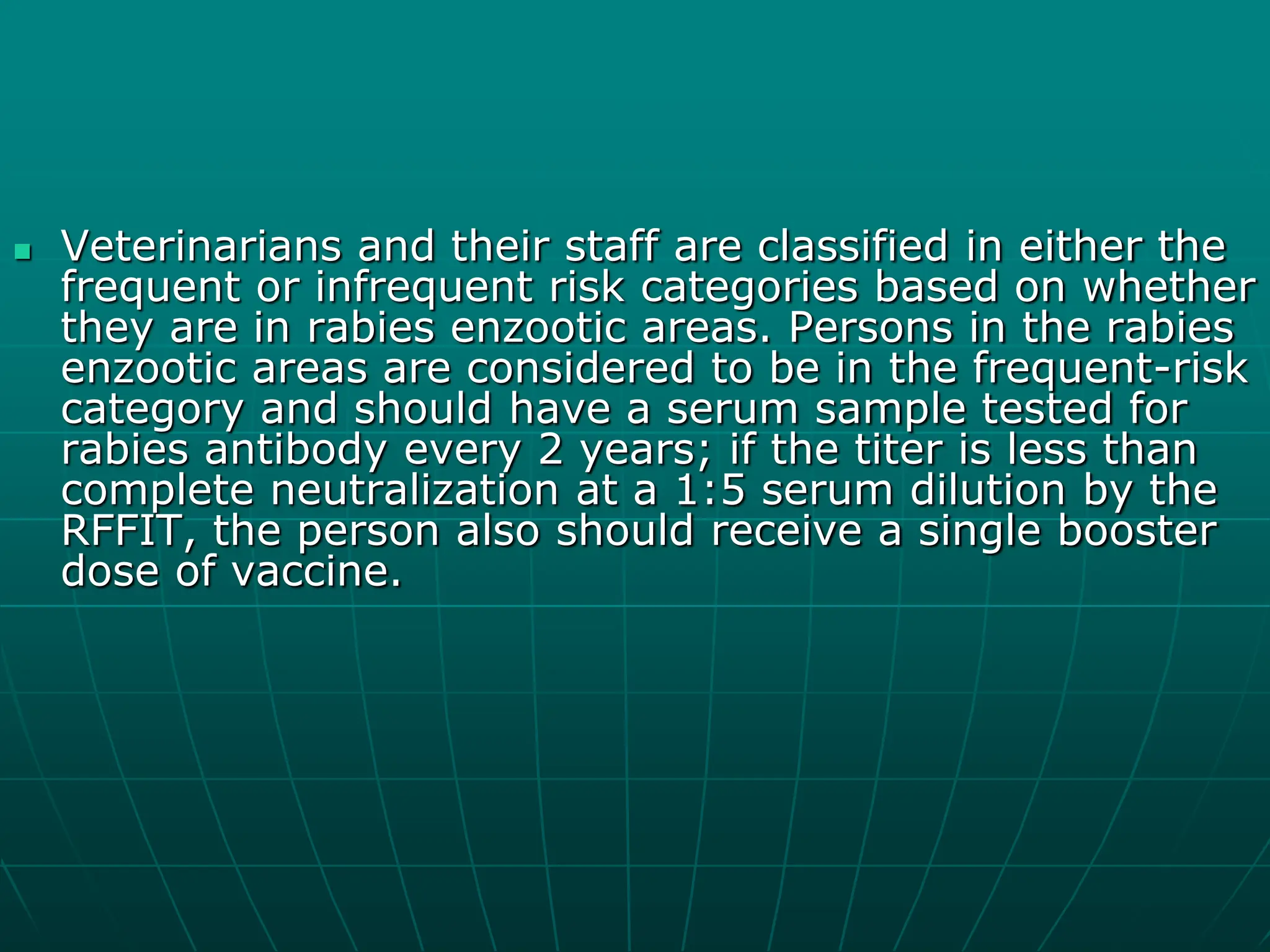 Information for veterinarians Rabies.ppt