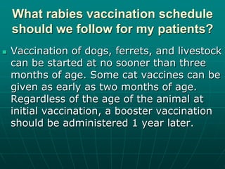 Information for veterinarians Rabies.ppt