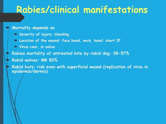 Rabies virus and complete description.ppt