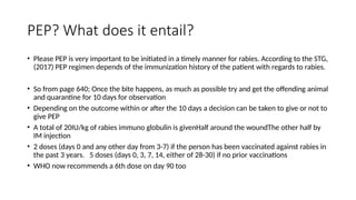 A comprehensive slide on RABIES and its management.pptx