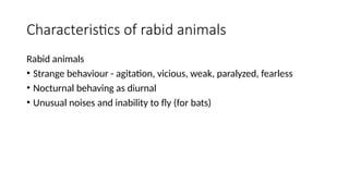 A comprehensive slide on RABIES and its management.pptx