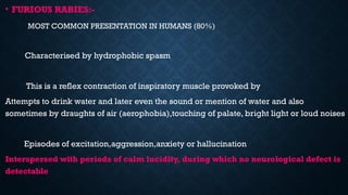 Rabies dog bite management powerpoint presentation | PPTX