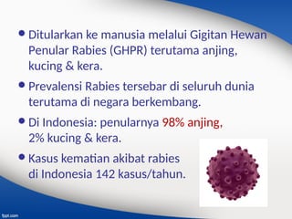 Penanganan pencegahan tatalaksana Rabies.ppt