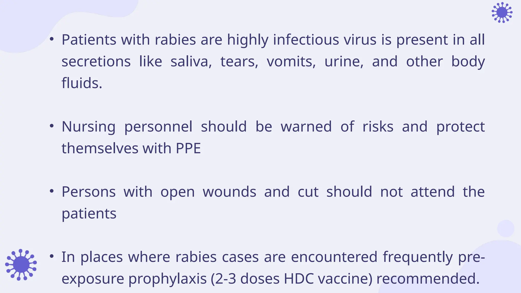 Rabies : introduction, epidemiology, pathology, diagnosis, treatment ...
