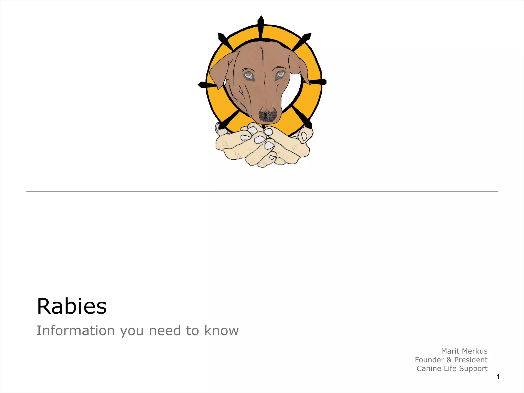 Rabies: information you need to know | PPT