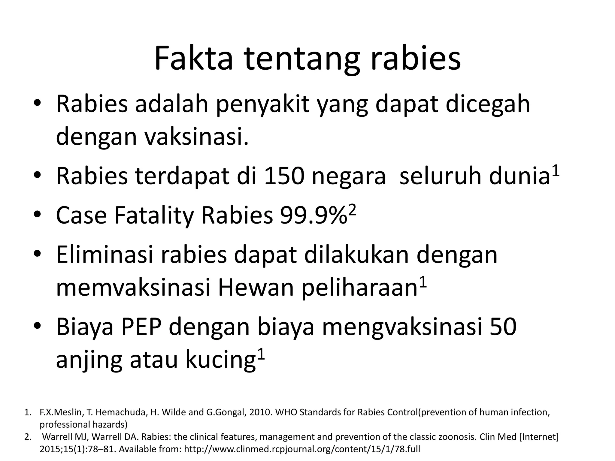 Rabies : approach diagnostic and prophylaxis | PPT