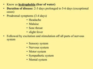 Hydrophobia Disease