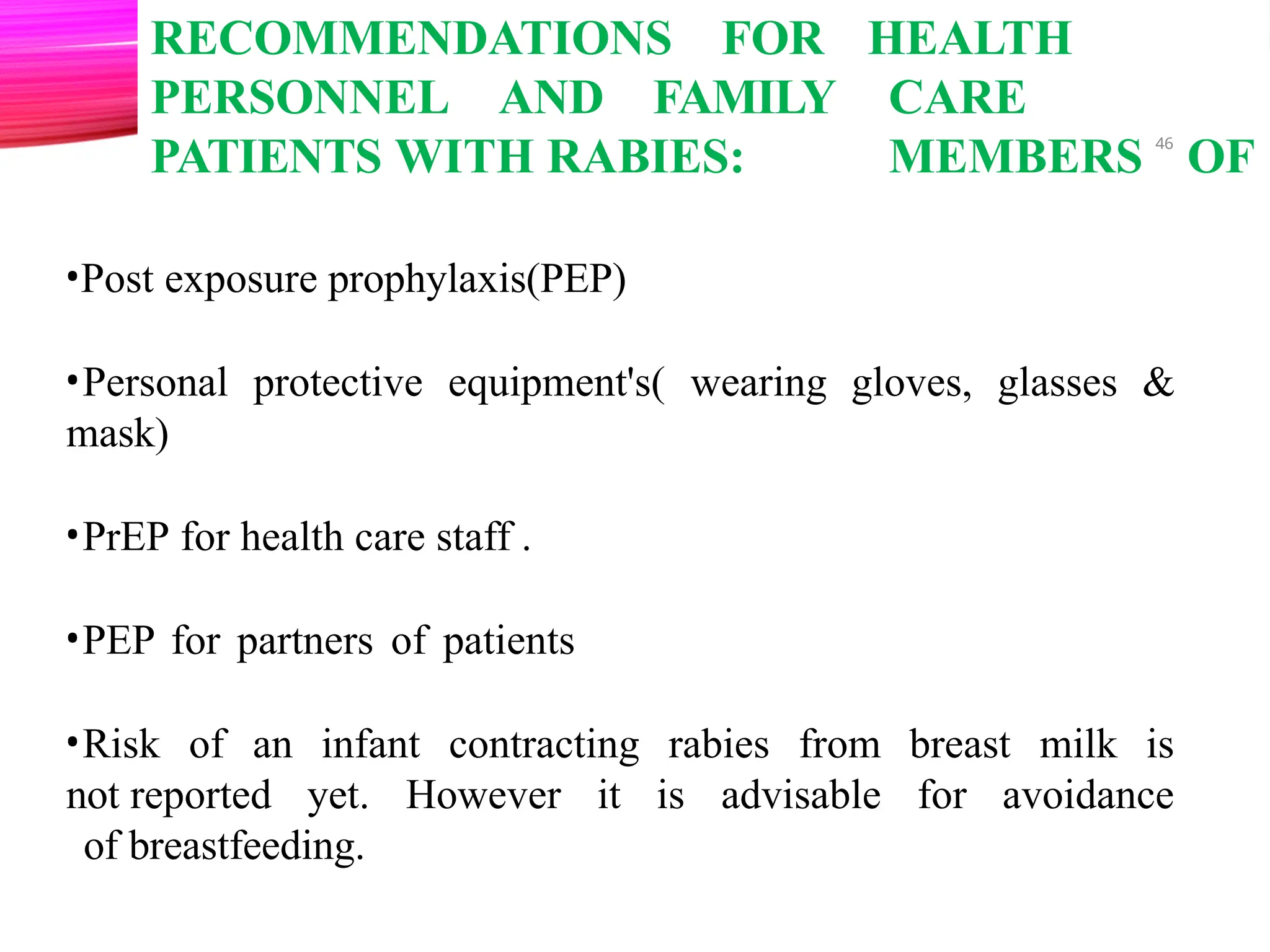 Rabies - clinical features/path/diag/treatment | PPTX