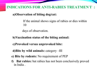 Rabies - clinical features/path/diag/treatment | PPTX