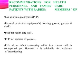 Rabies - clinical features/path/diag/treatment | PPTX