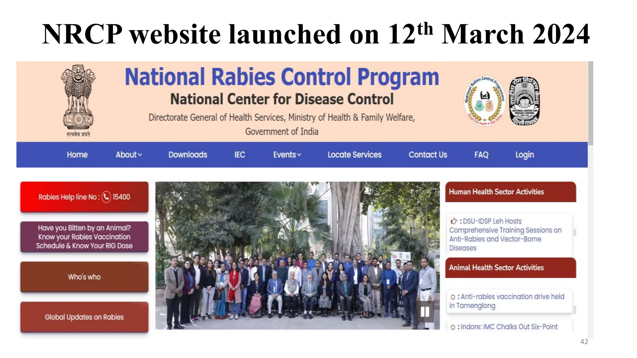Rabies - presentation 2024 ims & SUM Hospital campus 2 | PPTX