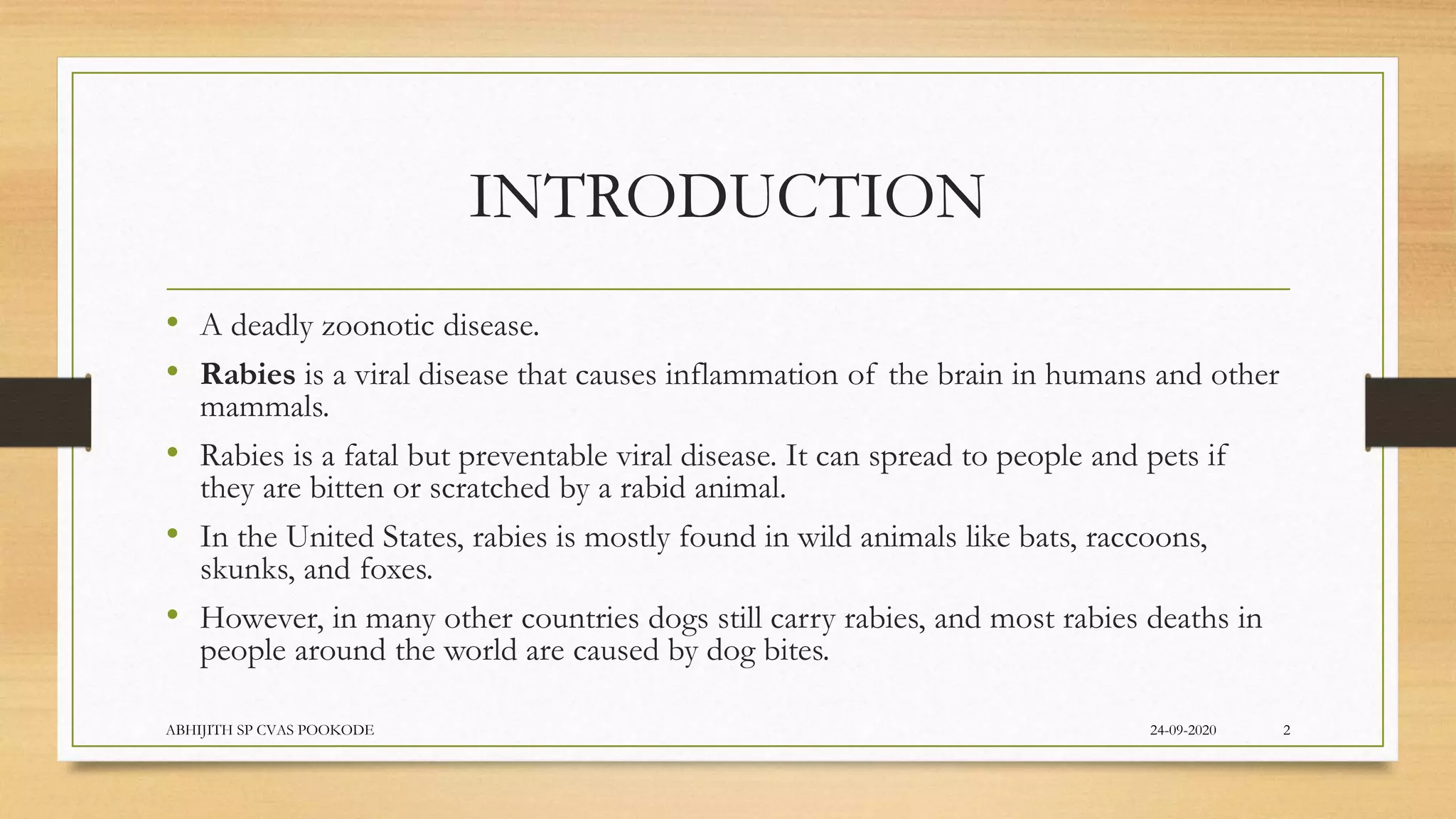 Rabies | PPT