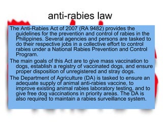 Rabies bsmt 2 1 | PPT