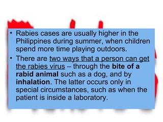 Rabies bsmt 2 1 | PPT