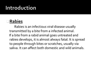 Rabies by mrb | PPT