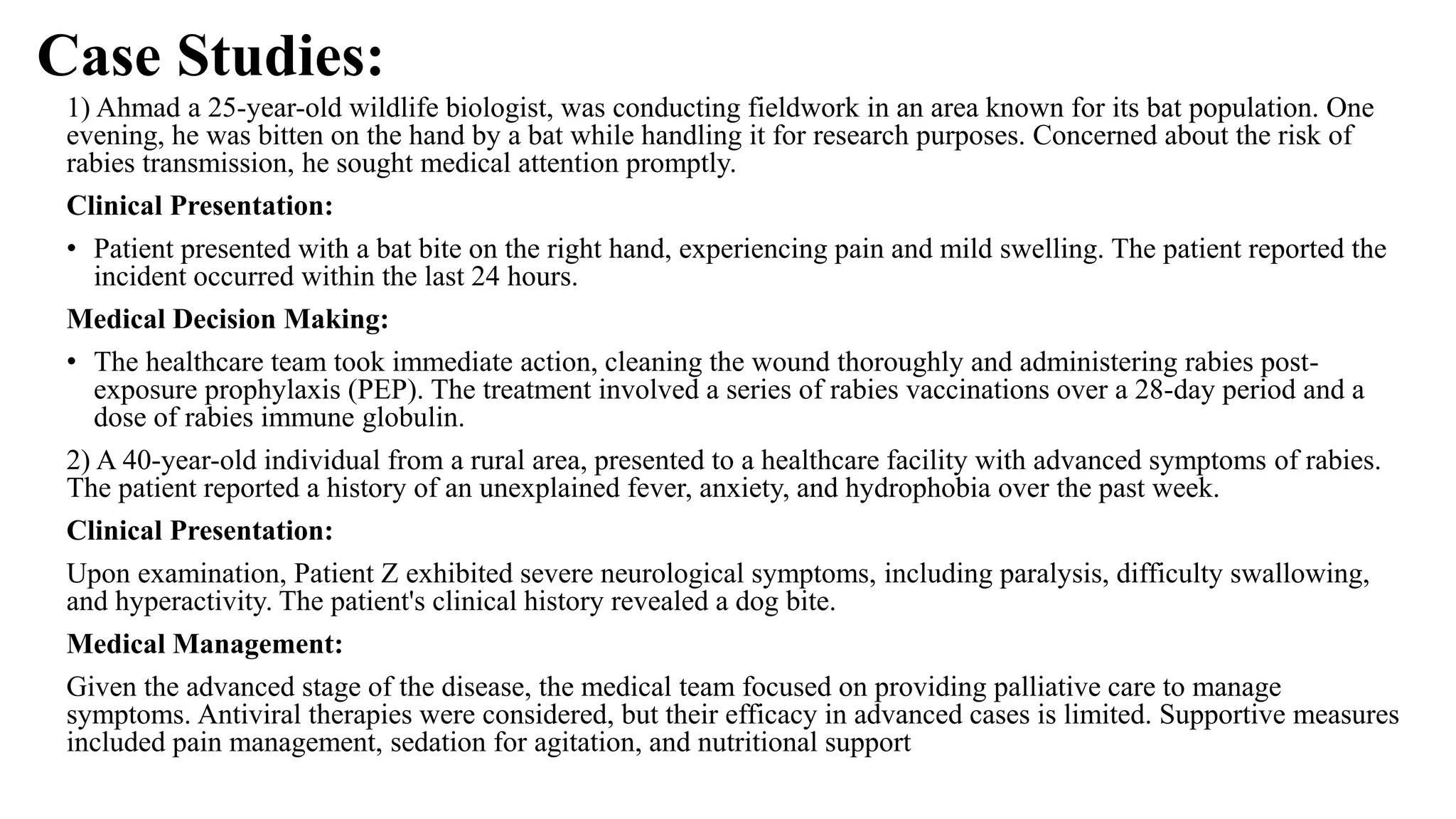 Rabies Clinical Disease Mangement By Waqas Siddiqe.pptx