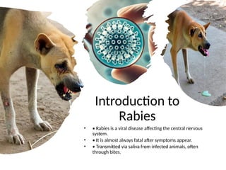 Rabies_Etiology_Epidemiology_Pathogenesis_ | PPT