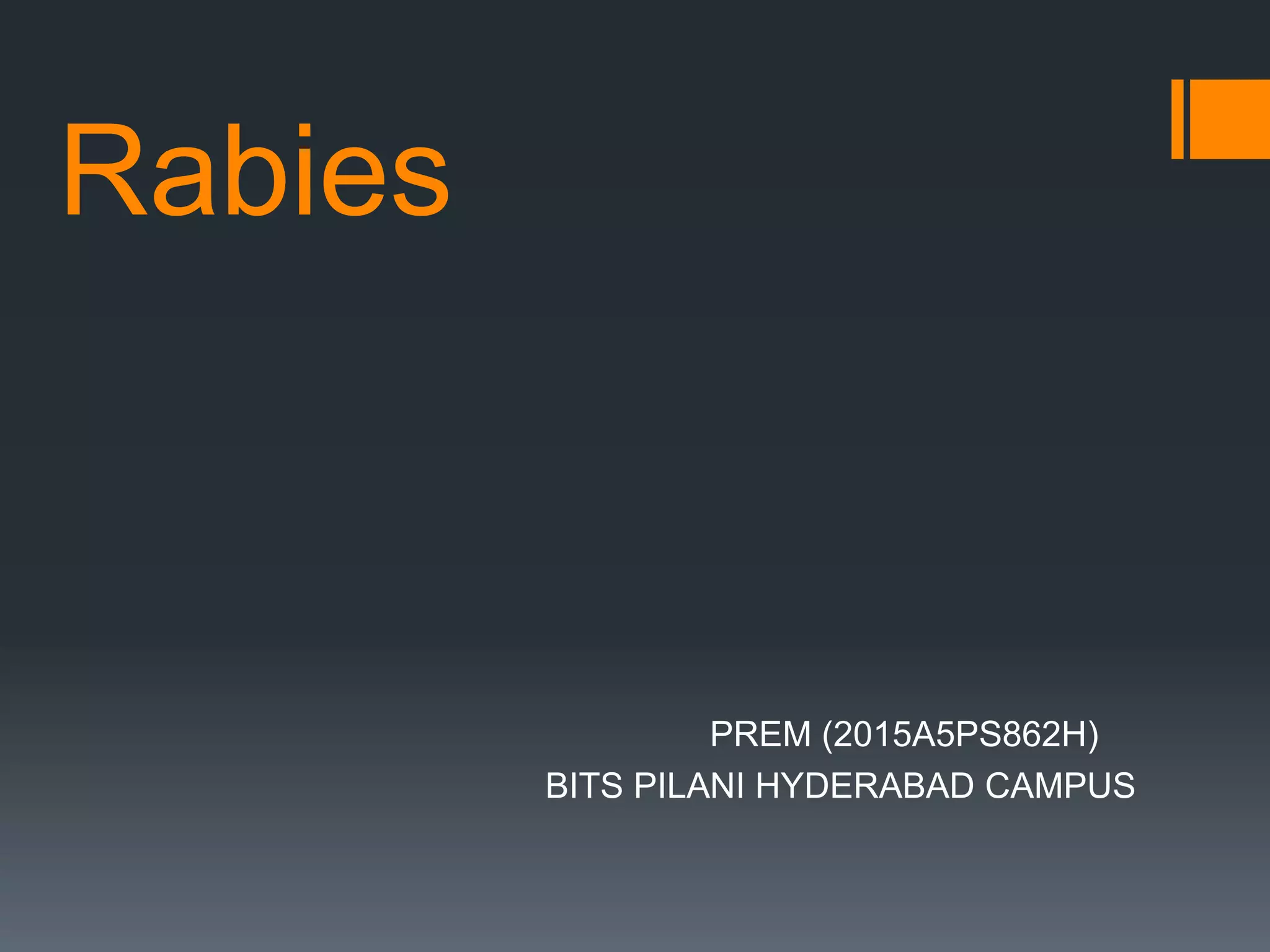 Rabies ppt | PPTX