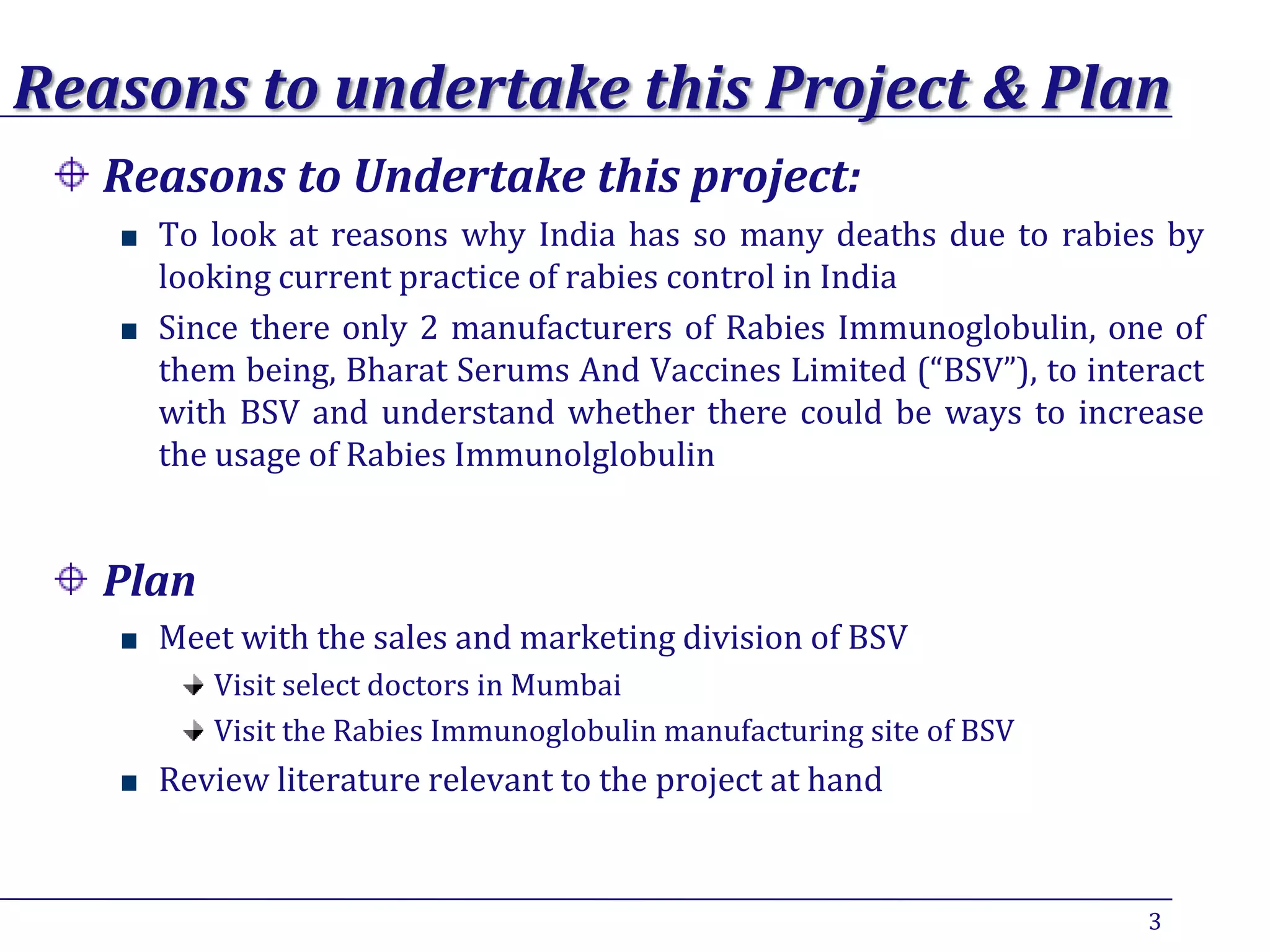 Rabies Project_Bharat Serums and Vaccines Limited_Karan Daftary | PPTX