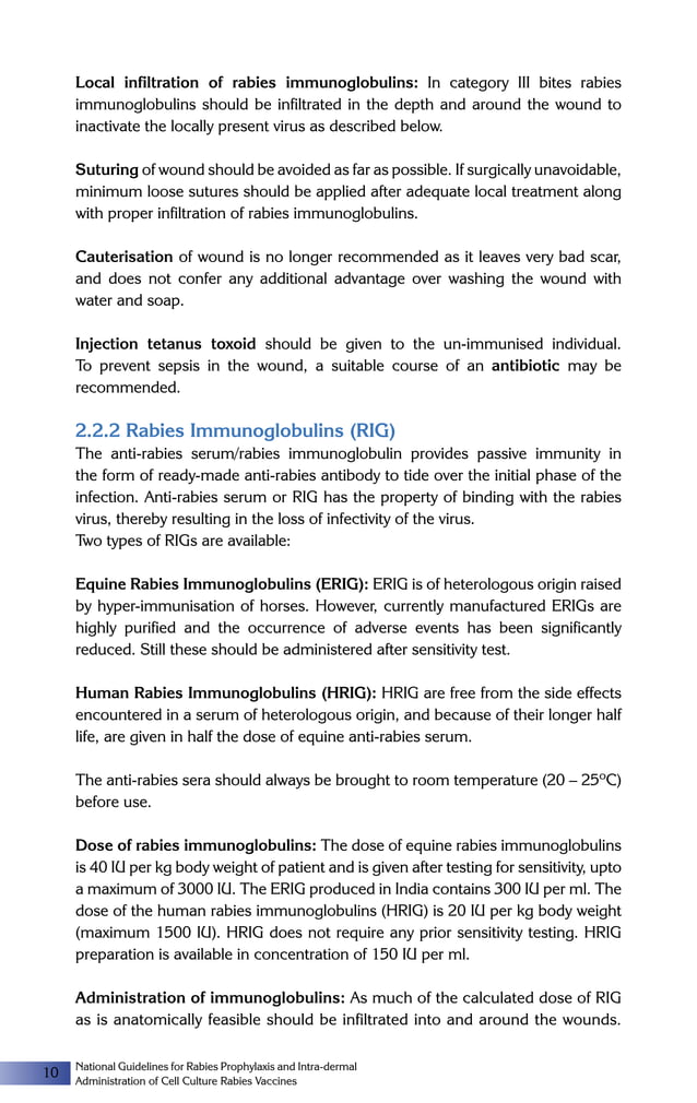 Rabies guidelines | PDF