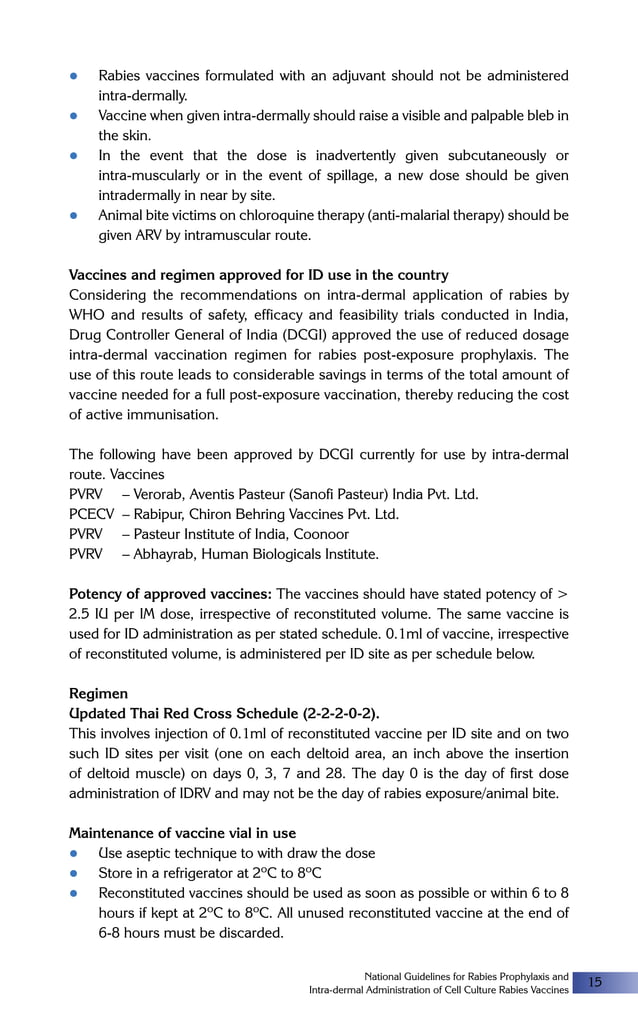 Rabies guidelines | PDF
