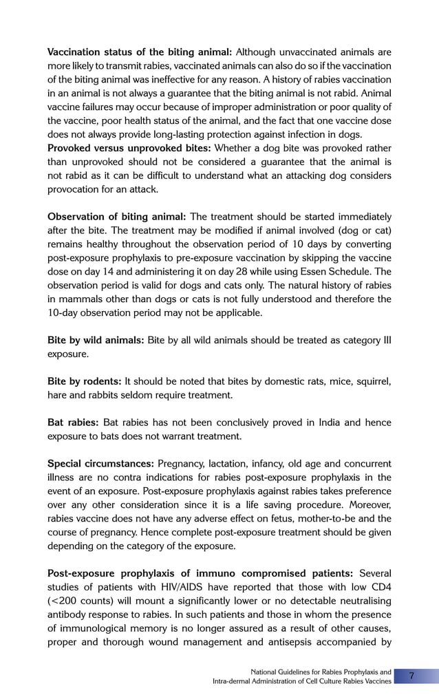Rabies guidelines | PDF