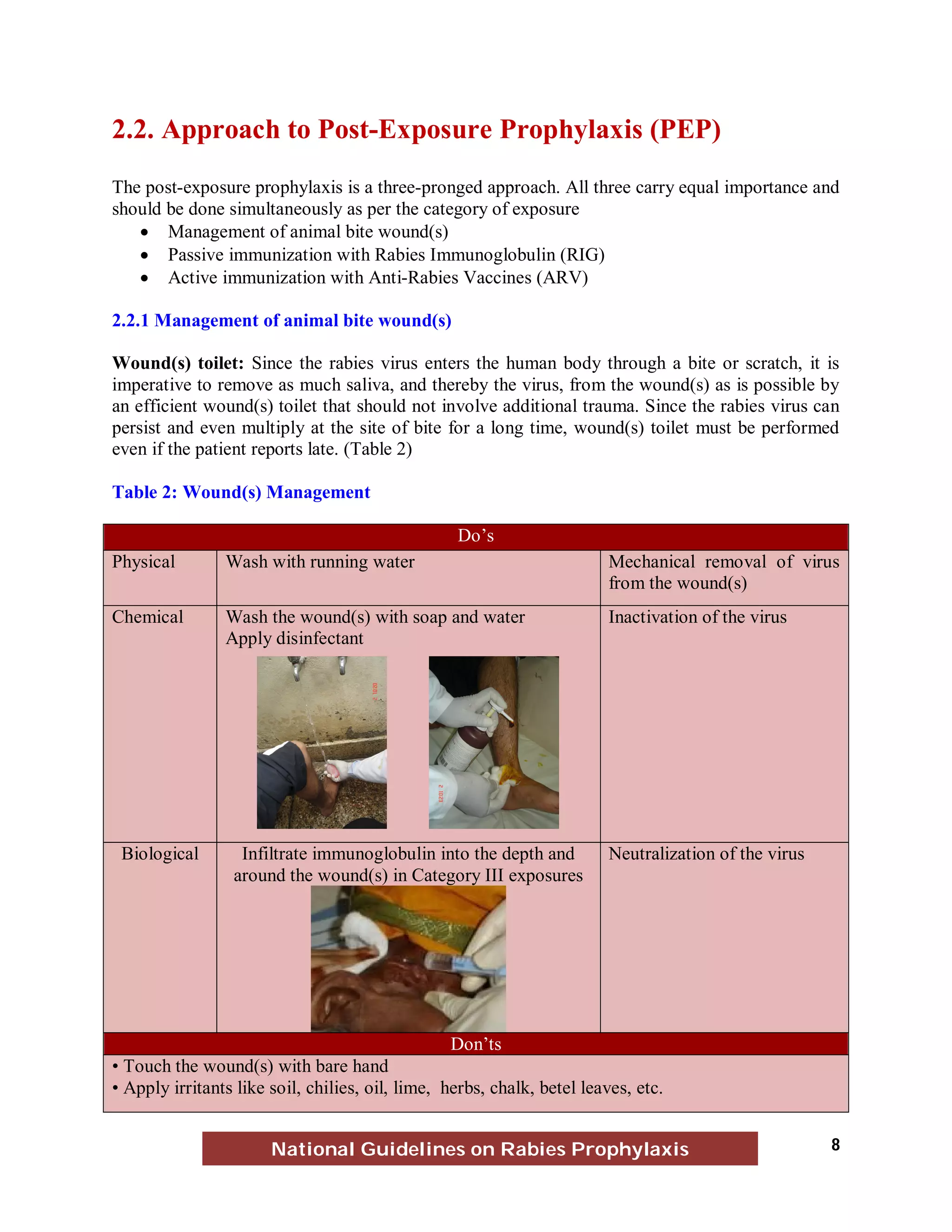 National Guidelines on Rabies Prophylaxis 2013 | PDF