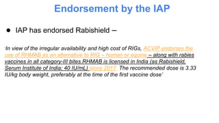 RABIES HUMAN MONOCLONAL ANTIBODY (Rhmab)-Rabishield.pptx