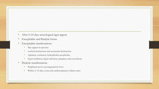 Rabies Lecture (infection) | PPTX