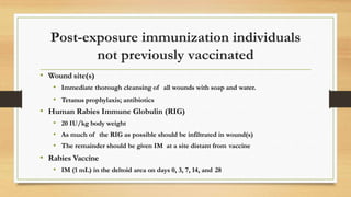 Rabies Lecture (infection) | PPTX