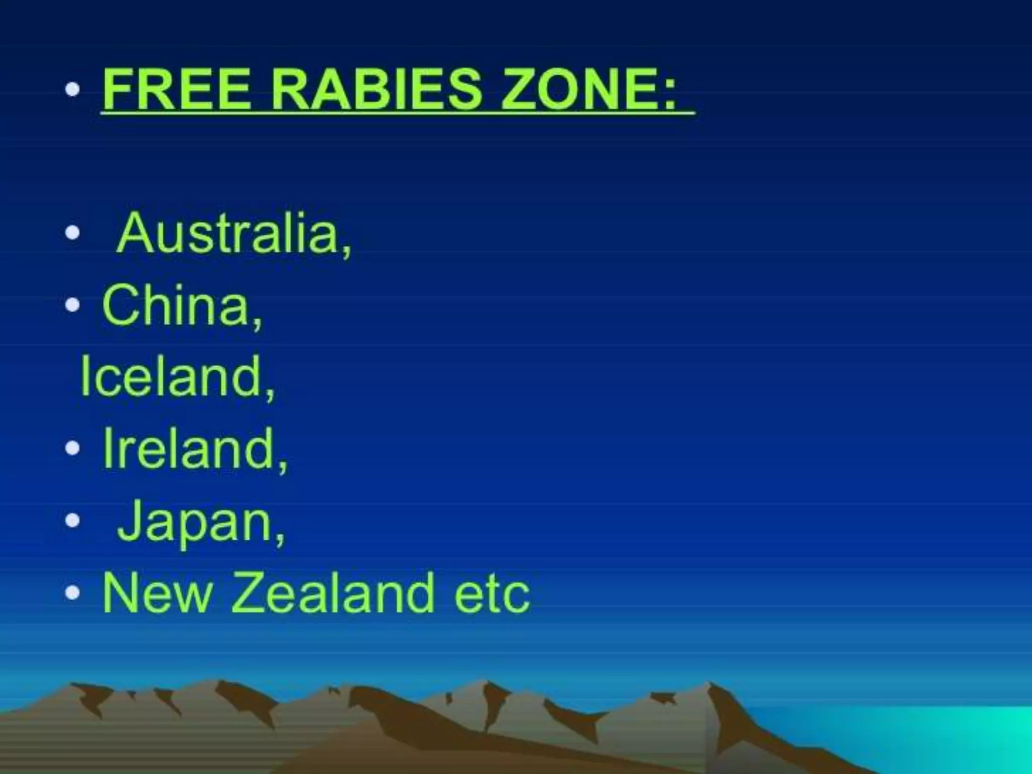 Rabies Lecture | PPT