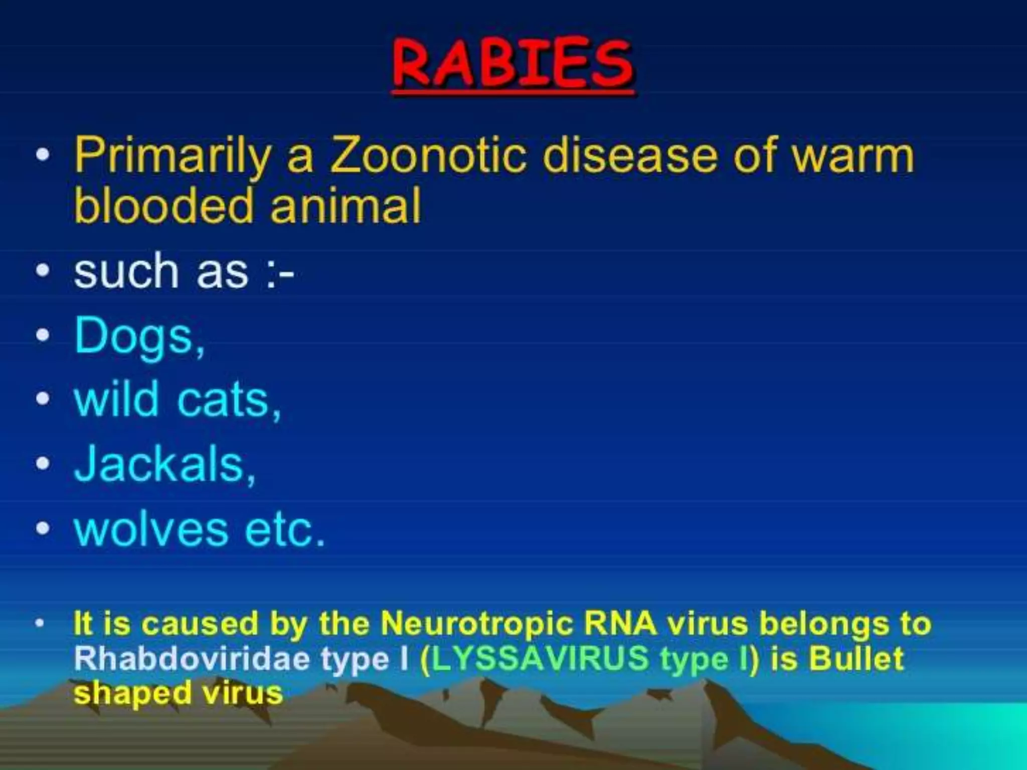 Rabies Lecture | PPT