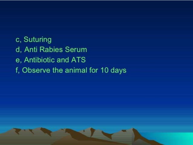 Rabies Lecture | PPT