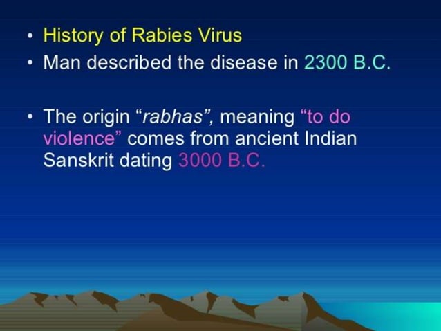 Rabies Lecture | PPT